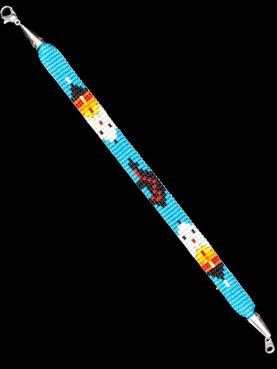 "Shash" (Bear) Hand-Beaded Bracelets – Navajo Traditional Teachings